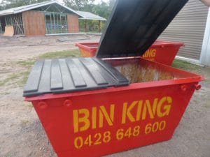 Lidded Skips | Waste Removal | Fraser Coast | Bin King Skip Hire